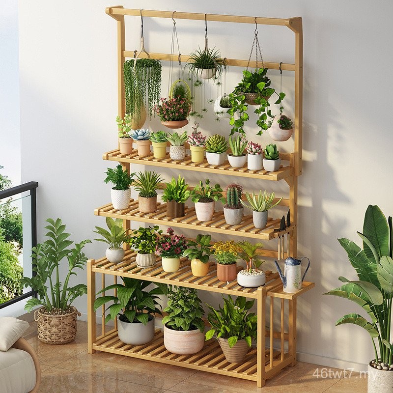 Rak bunga dalaman rak rak bunga balkoni ruang tamu jenis sentuh lantai ...