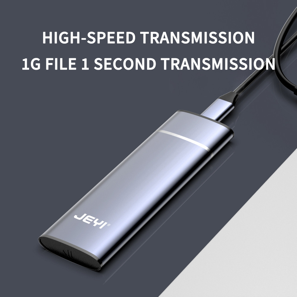 JEYI Tool-less Installation M.2 NVME SSD Enclosure USB 3.2 Gen2 10Gbps ...
