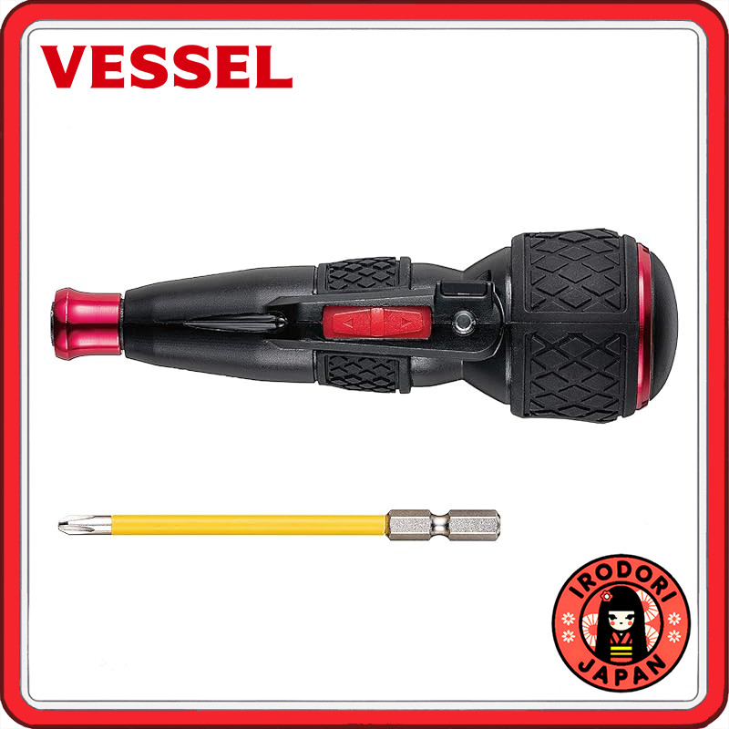 VESSEL Electric Ball Grip Driver with 1 Bit Electric Ball 220USB-1 ...
