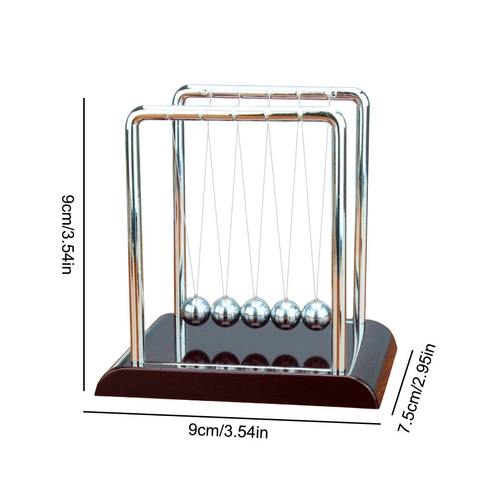 Newtons Cradle Balance Balls Physics Science Pendulum Desk Toy Home ...