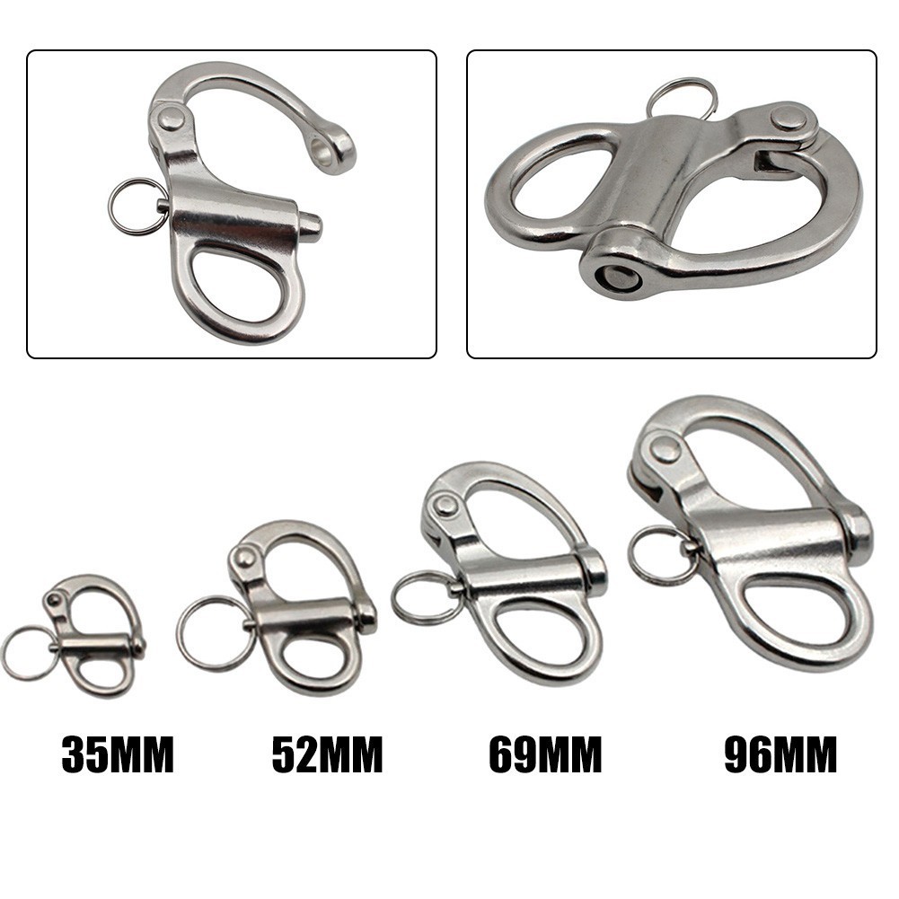 [ELECT] Stainless Quick Release Boat Anchor Chain Eye Shackle Swivel ...