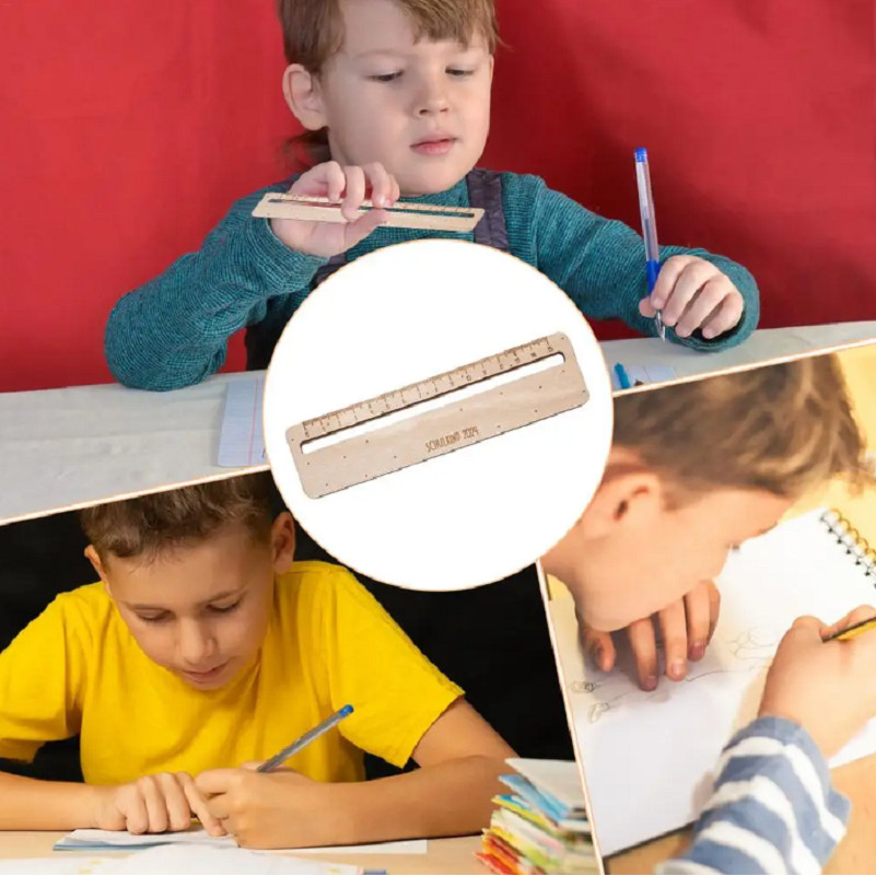High Quality Reading Strips Wooden Reading Tracking Rulers Measuring ...