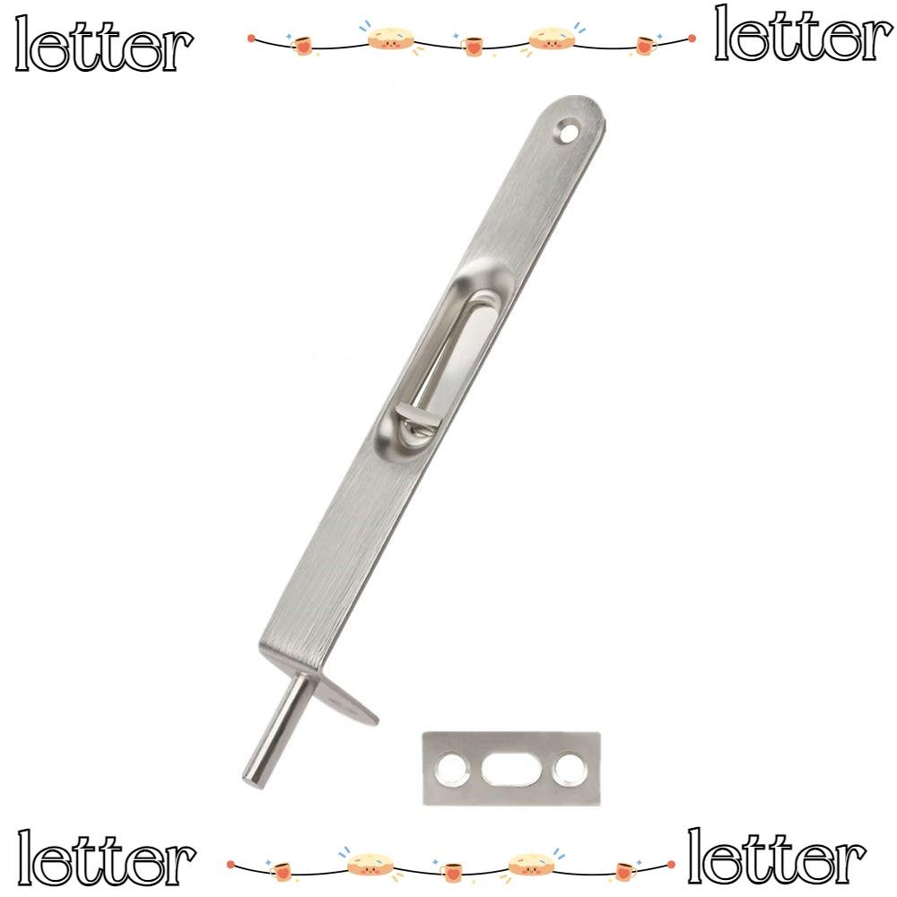 LETTER Slide Door Lock Concealed with Screws for Double Door Heavy Duty ...