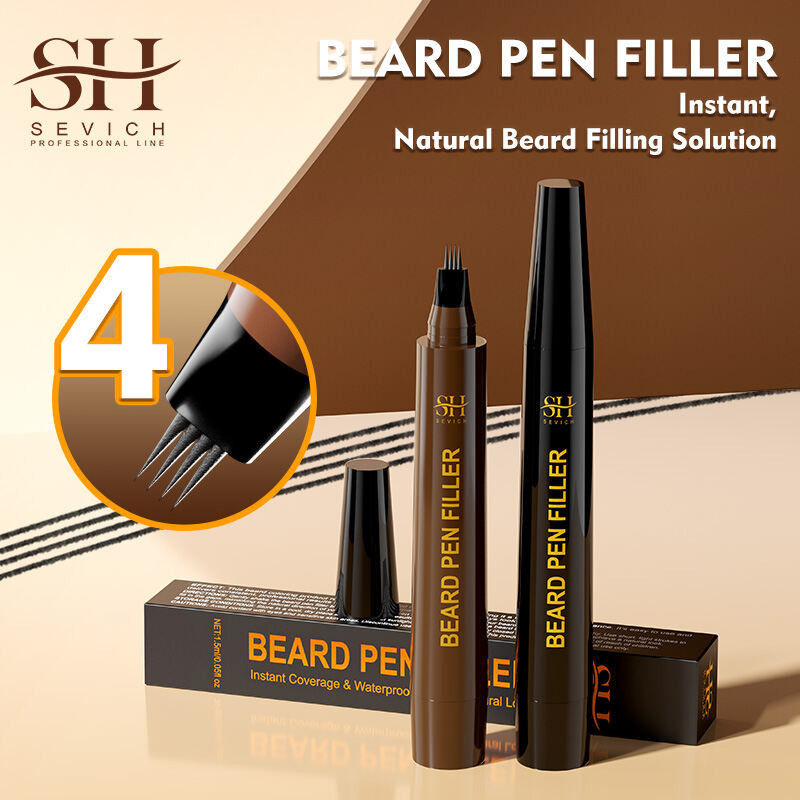 SEVICH Waterproof Beard Pen Beard Filler Pencil Instant Natural Beard ...