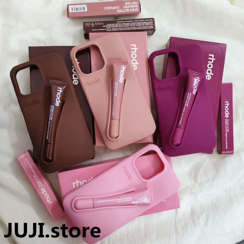 JUJI RHODE Hailey Beiber creative lipstick phone case with box For ...
