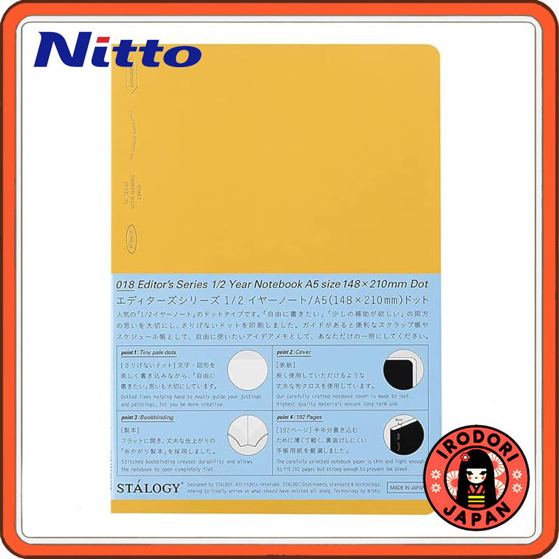 STALOGY A5 Notebook Collection: 365 Days, Half-Yearly, Dotted Grid, and ...