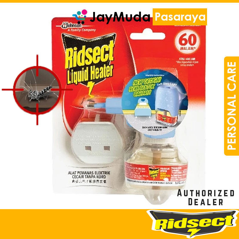Ridsect Liquid Heater 44ml 60Day 480Jam Anti Mosquito All Night ...