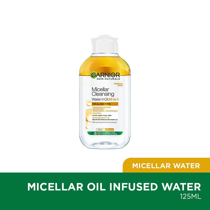 GARNIER Micellar Oil-Infused Cleansing Water 125ml | Shopee Malaysia