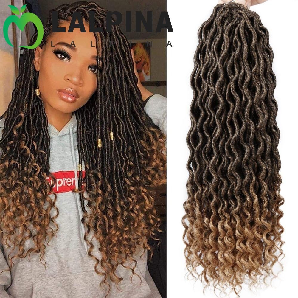 LALPINA Goddess Faux Locks, Pre Looped Synthetic Locs Crochet Hair ...