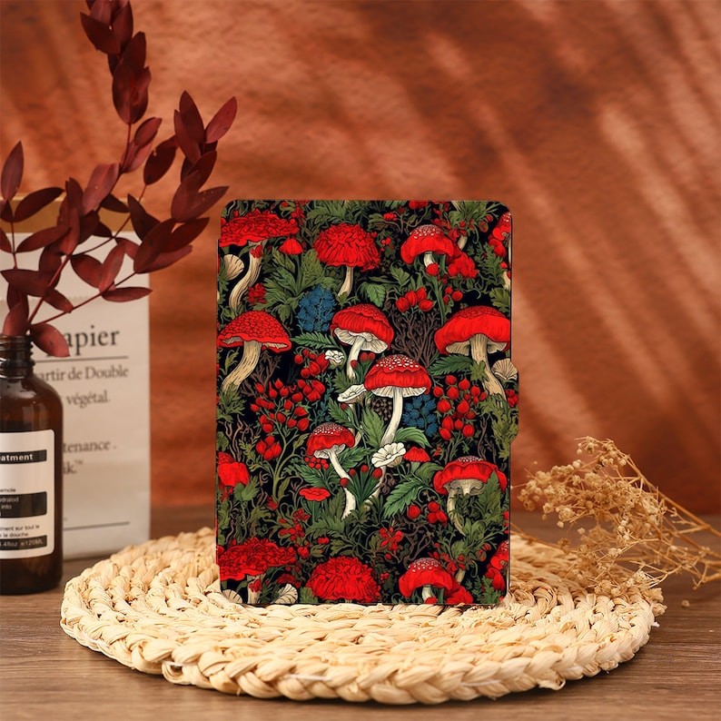 Red Mushroom Kindle Case Cover Paperwhite 2021 Paperwhite 6.8 Case ...
