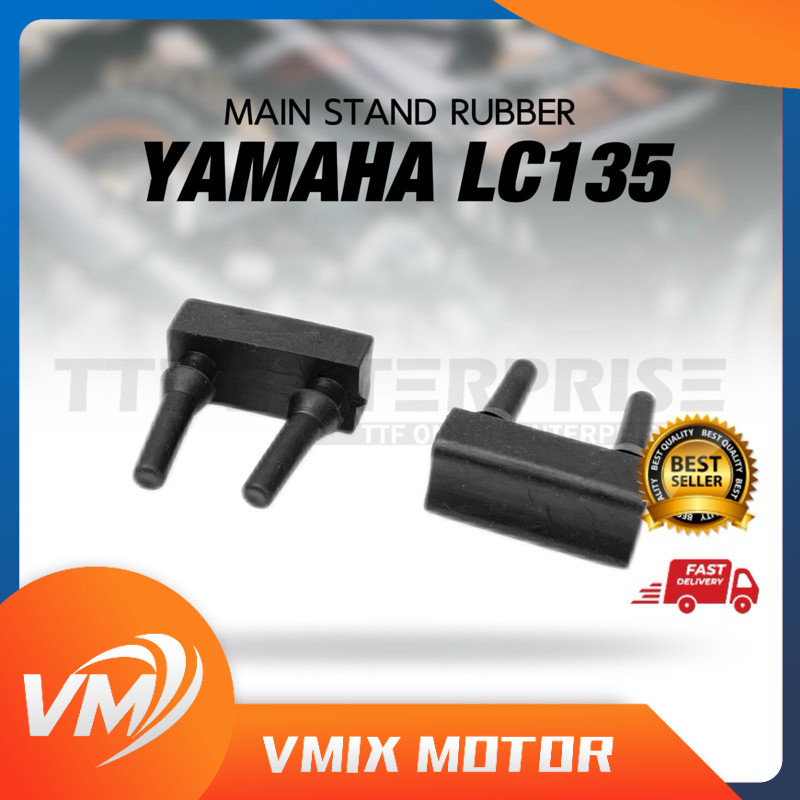 YAMAHA LC135 MAIN STAND RUBBER GETAH TONGKAT DUA TENGAH RUBBER DOUBLE ...