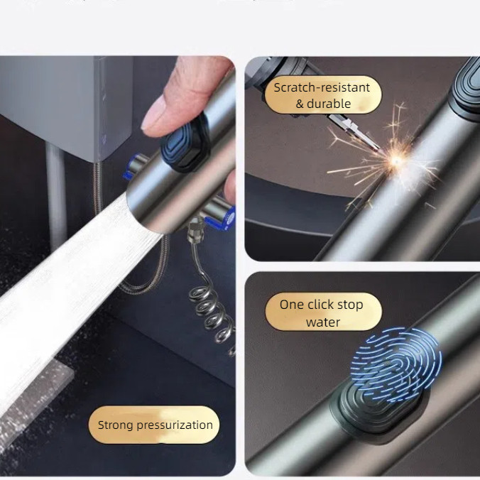 Stainless Steel 304 Toilet Flush Nozzle Faucet Toilet Flush Gun Toilet ...