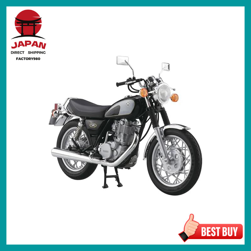 【Directly from Japan】 Aoshima Bunka Kyozai 1/12 The Bike Series No. 20 Yamaha 1JR SR400 / 1JN ...