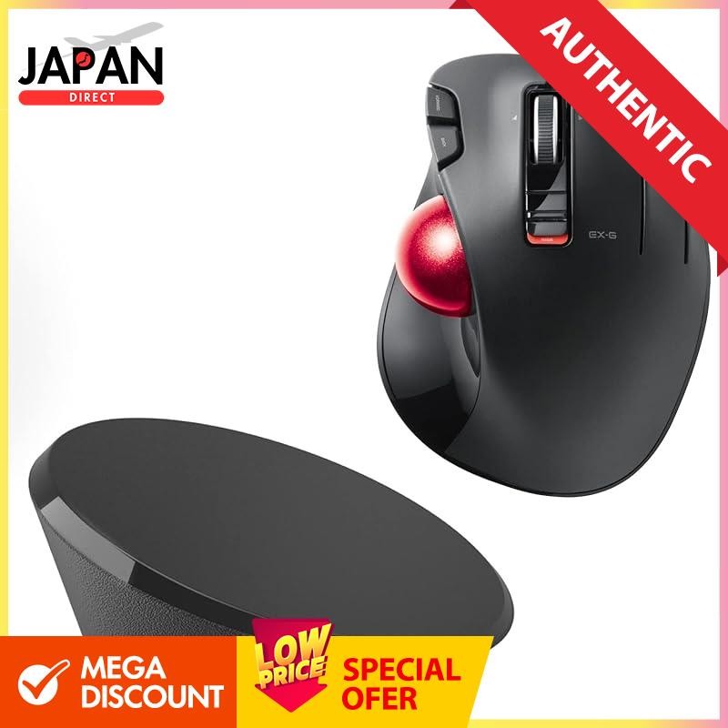 Elecom USB trackball mouse 5 button + speed control switch + tilt ...