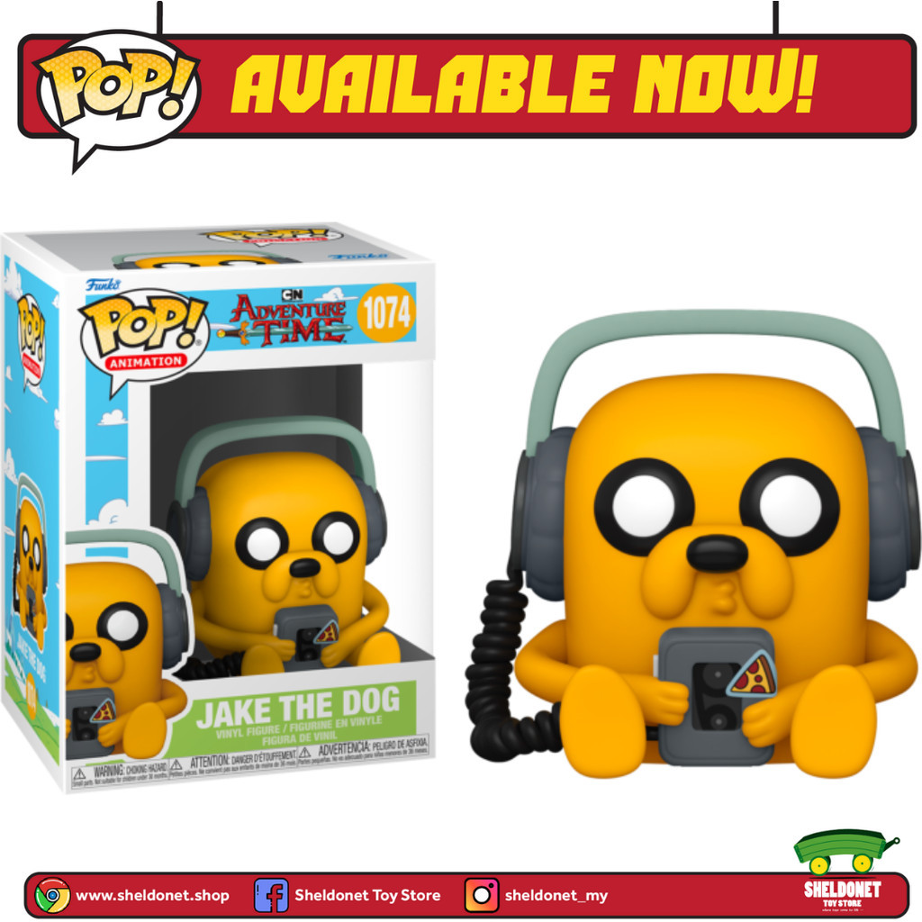 Funko Pop! Animation: Adventure Time - Jake With Player | Shopee Malaysia