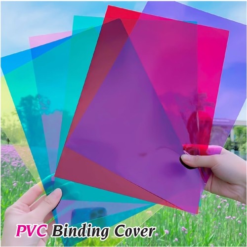 A4 Transparent Color PVC Cover | A4 Rigid Sheet Color | BINDING COVER ...
