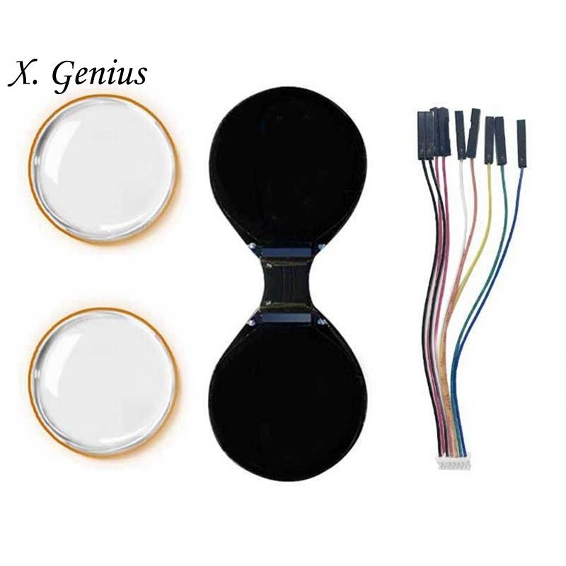 0.71 Inch Electronic EYE Round Double LCD Display Dual Screen for Arduino Raspberry Pi ESP32 ...