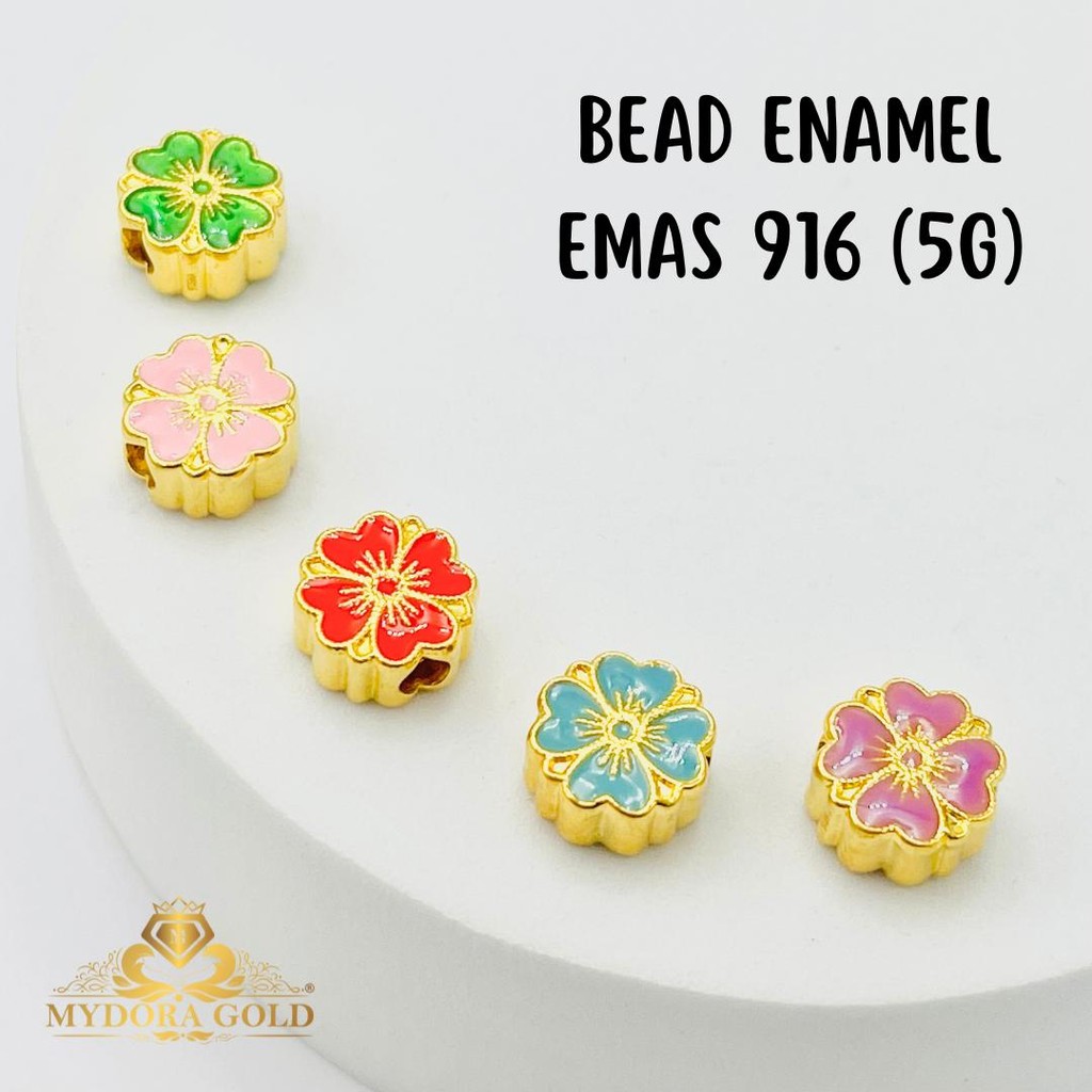 MYDORA Bead Enamel 5G l EMAS 916/22K | Shopee Malaysia