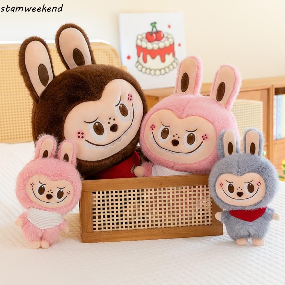 STAMWEEKEND Labubu Plush Stuffed Doll, Big Eye Stuffed Labubu Time ...