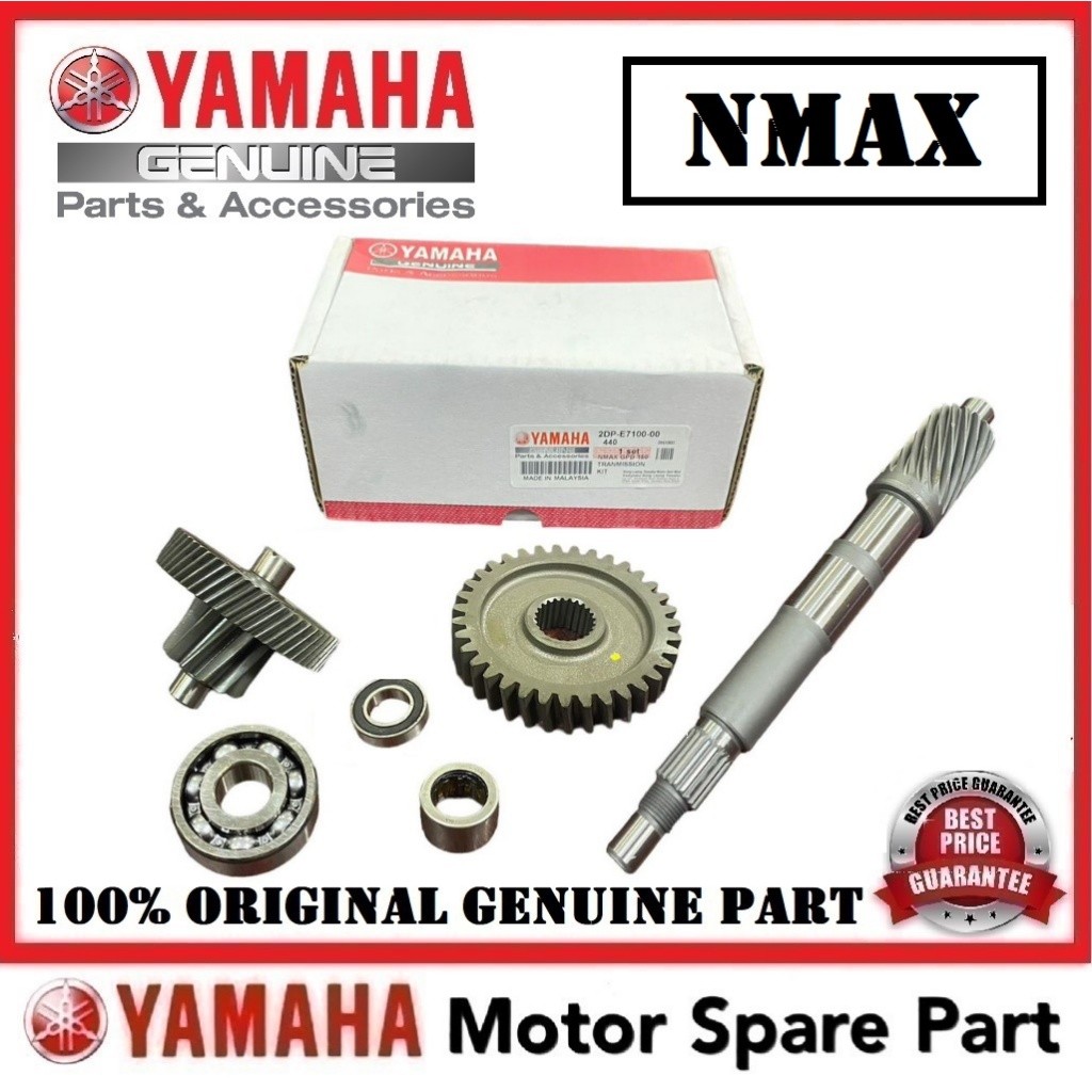 100% ORIGINAL YAMAHA NMAX TRANMISSION KIT 0 2DP-E7100-00 GEARBOX GEAR ...