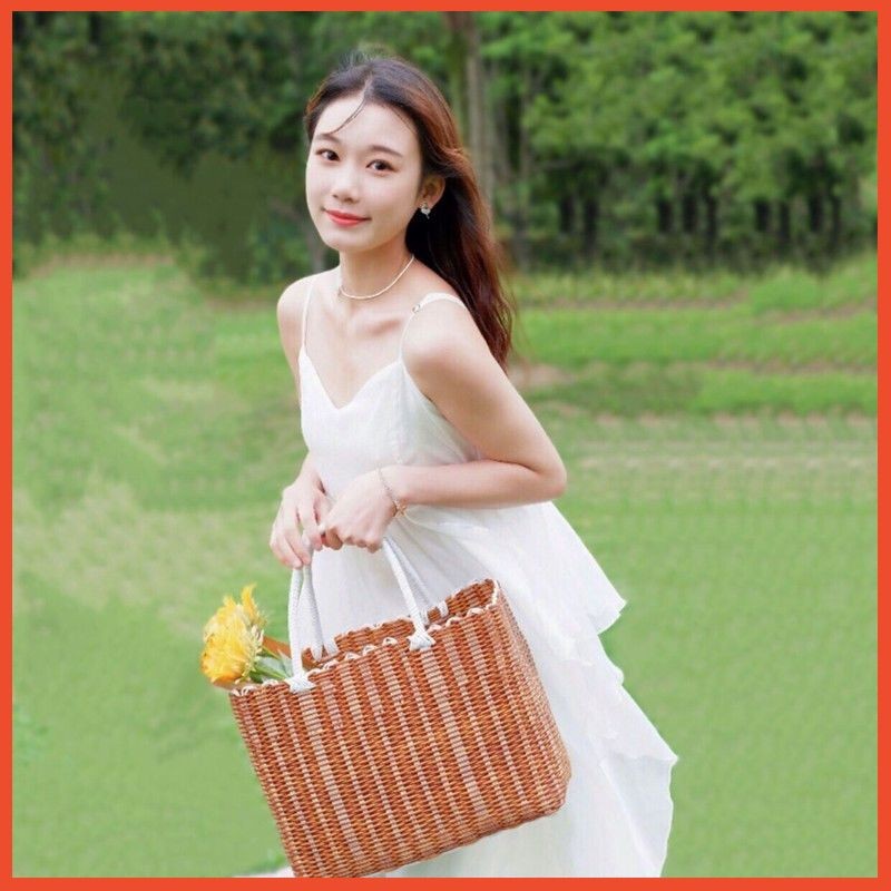 🔥Bakul Rotan Bakul Bunga Rotan Hang Basket Straw Picnic Basket 野餐篮 ... 🔥Bakul Rotan Bakul Bunga Rotan Hang Basket Straw Picnic Basket 野餐篮 ...