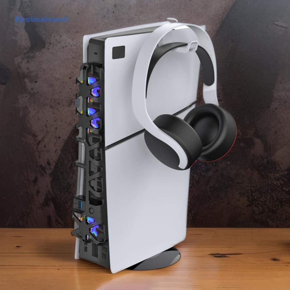 3 Pcs/Set Cooling Fan with Vertical Stand & Headphone Holder for PS5 ...