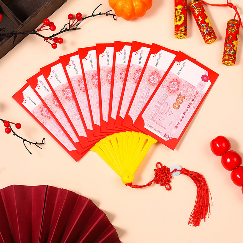 2025 Snake Year Red Envelope Creative Folding Red Packets Cartoon Money ...