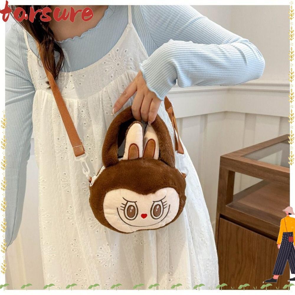 TARSURE Labubu Plush Bag, Cartoon Colourful Shoulder Bag, POP MART ...