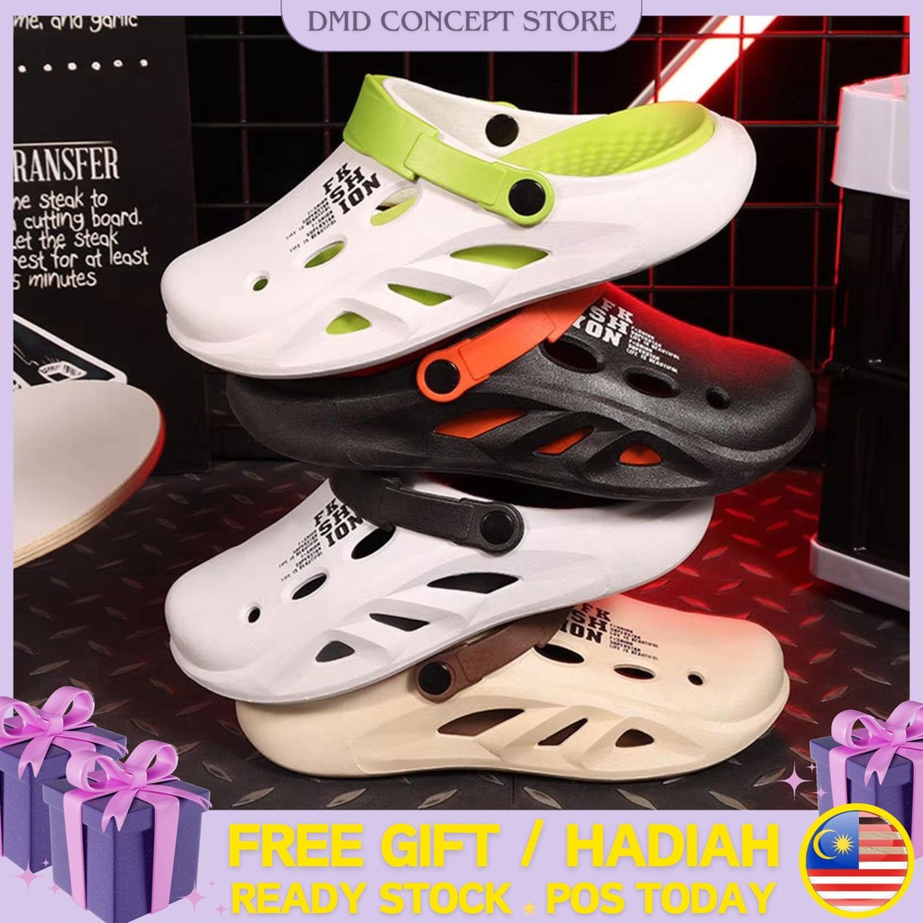 Summer New Overshoes Shoe Men Casual Sandals Slippers Kasut Lelaki Kaki ...