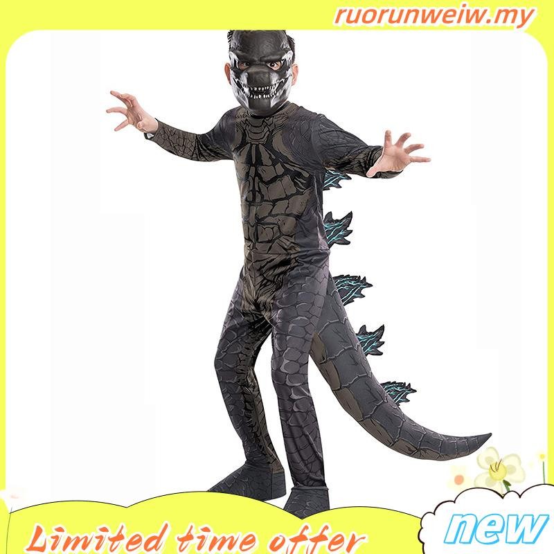 Kids Boys Monster King Kong Vs Doll One Piece Godzilla Cosplay Muscle ...