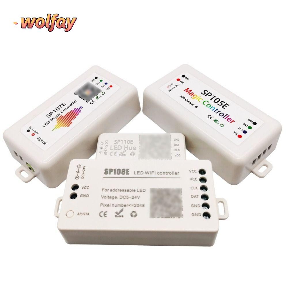 WOLFAY Led Light Controller, Build-in MIC SP105E SP107E SP108E Led ...