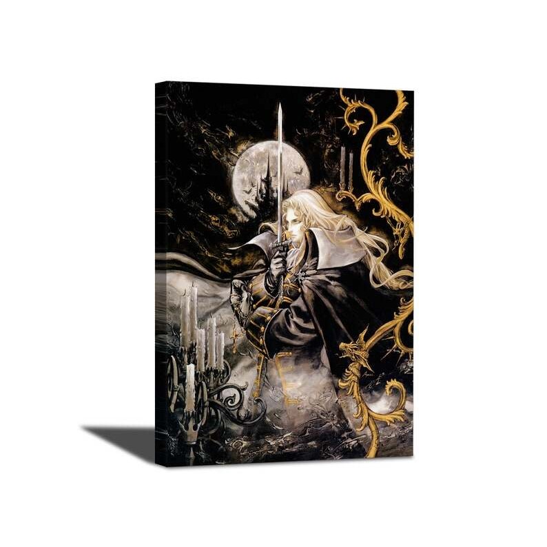 Castlevania Canvas Castlevania Alucard Canvas Castlevania Game Poster ...