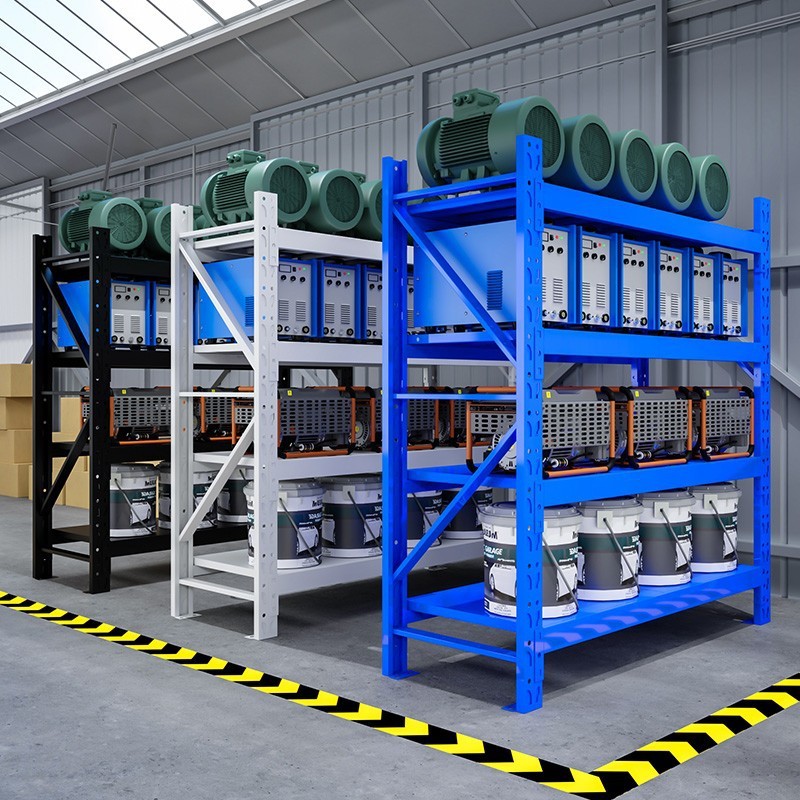 Rak barang penyimpanan banyak lapisan rak gudang jenis berat lantai rak ...