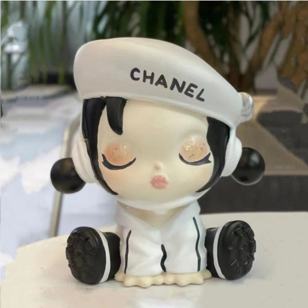 Pop Mart Plaster Doll Coloring Stitch Large Size Hand-Painted diy ...