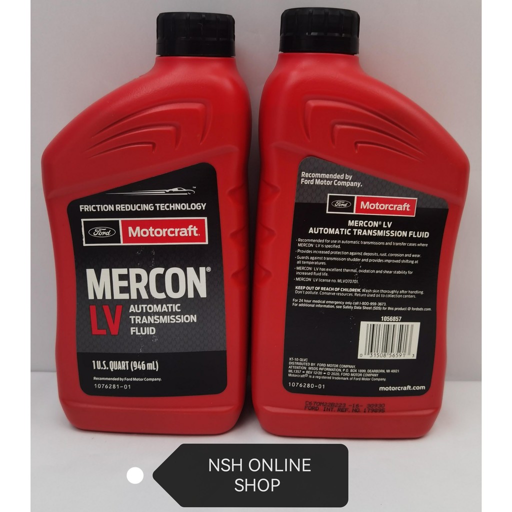 Motorcraft Mercon LV Auto Transmission Oil (1 Litre) | Shopee Malaysia