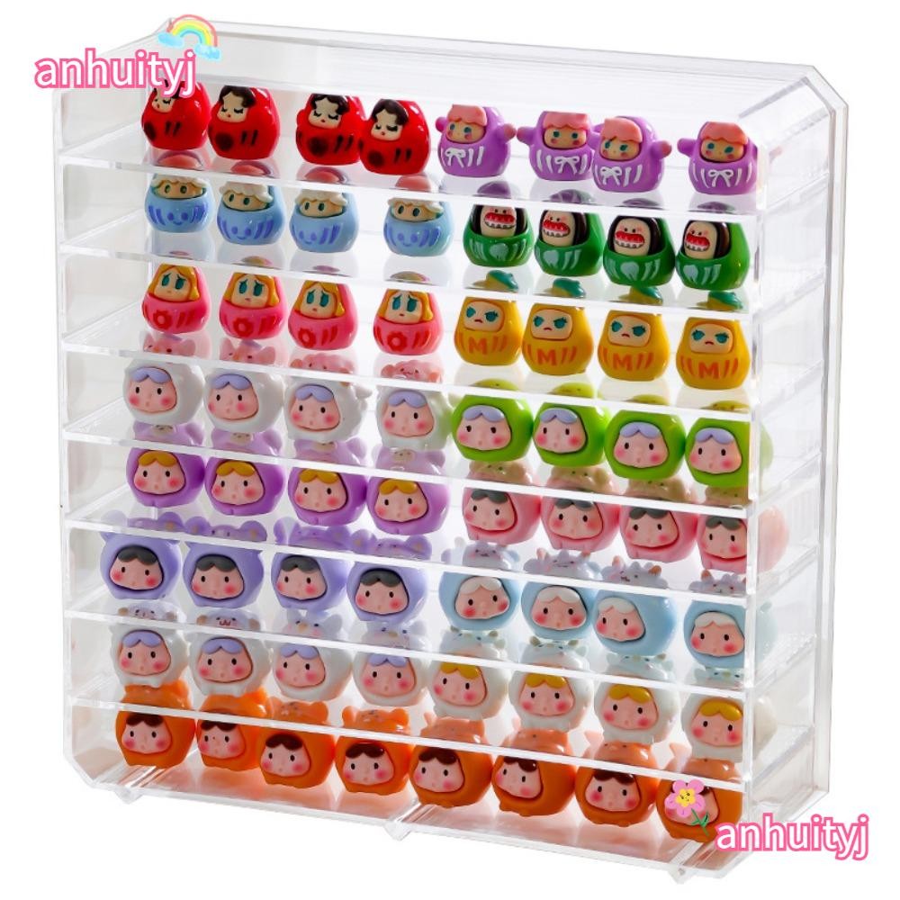 LANJ Garage Kit Figures Display , Dustproof Removable Pop Mart Box ...