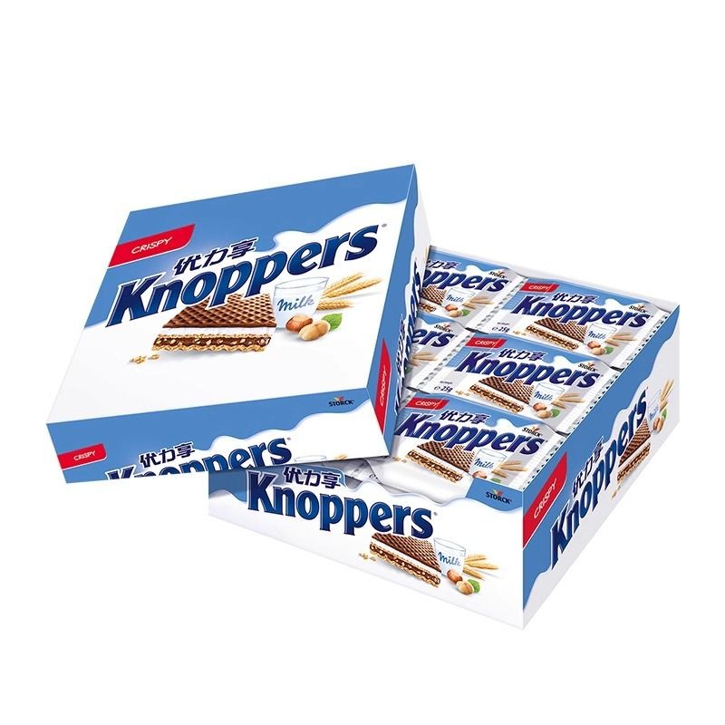 Knoppers Ulixiang Milk Flavor Hazelnut Wafer Biscuits 250g/600g German ...