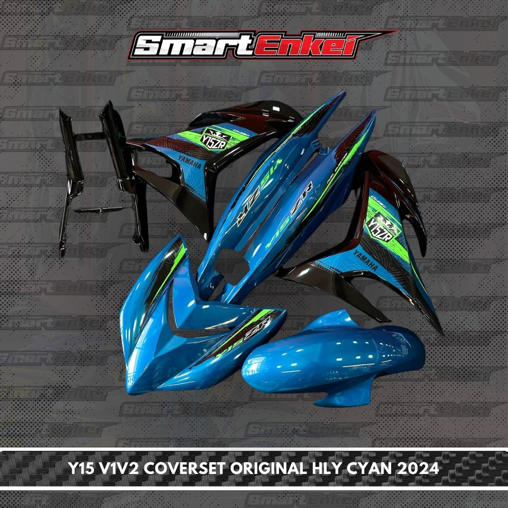 ORIGINAL HLY- Y15 V1V2 COVERSET ORIGINAL HLY CYAN 2024 | Shopee Malaysia