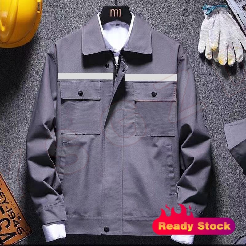 PPE Safe Safety Work Jacket men Long Sleeve coat and Women ...