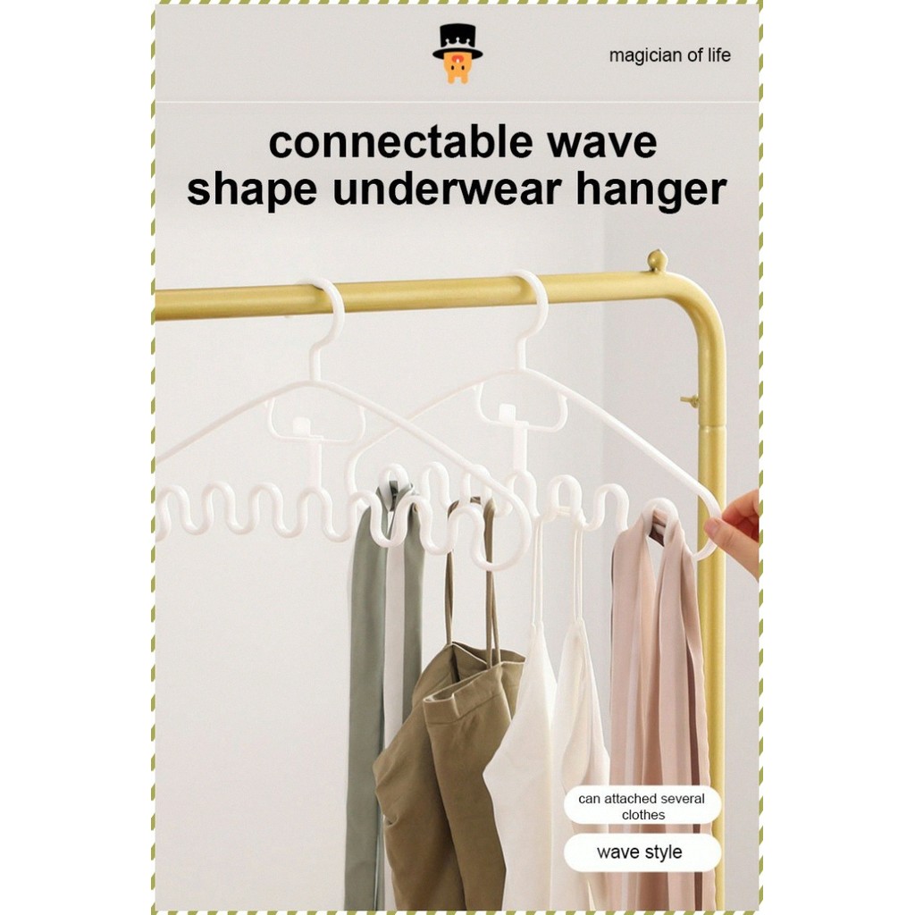 Better Fit Hangers Sling Wave Hanger Small Hook Coat Rack Drying Rack ...