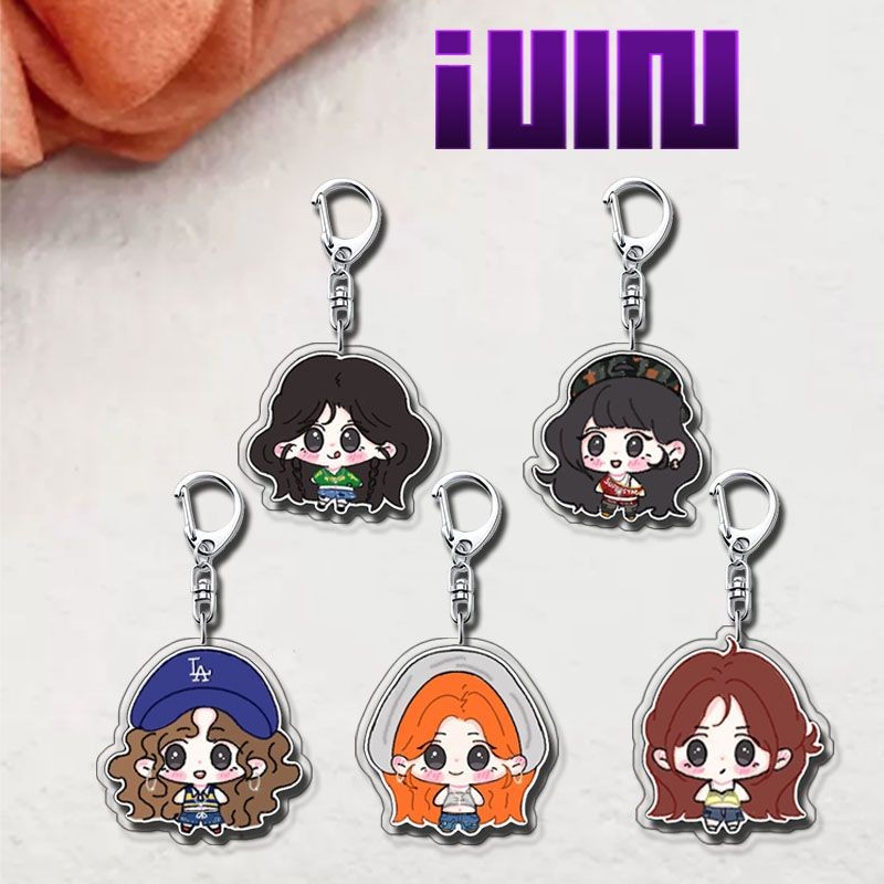 Gidle Girl Group Merchandise Keychain Small Nose Ga Song Yuqi Zhao ...