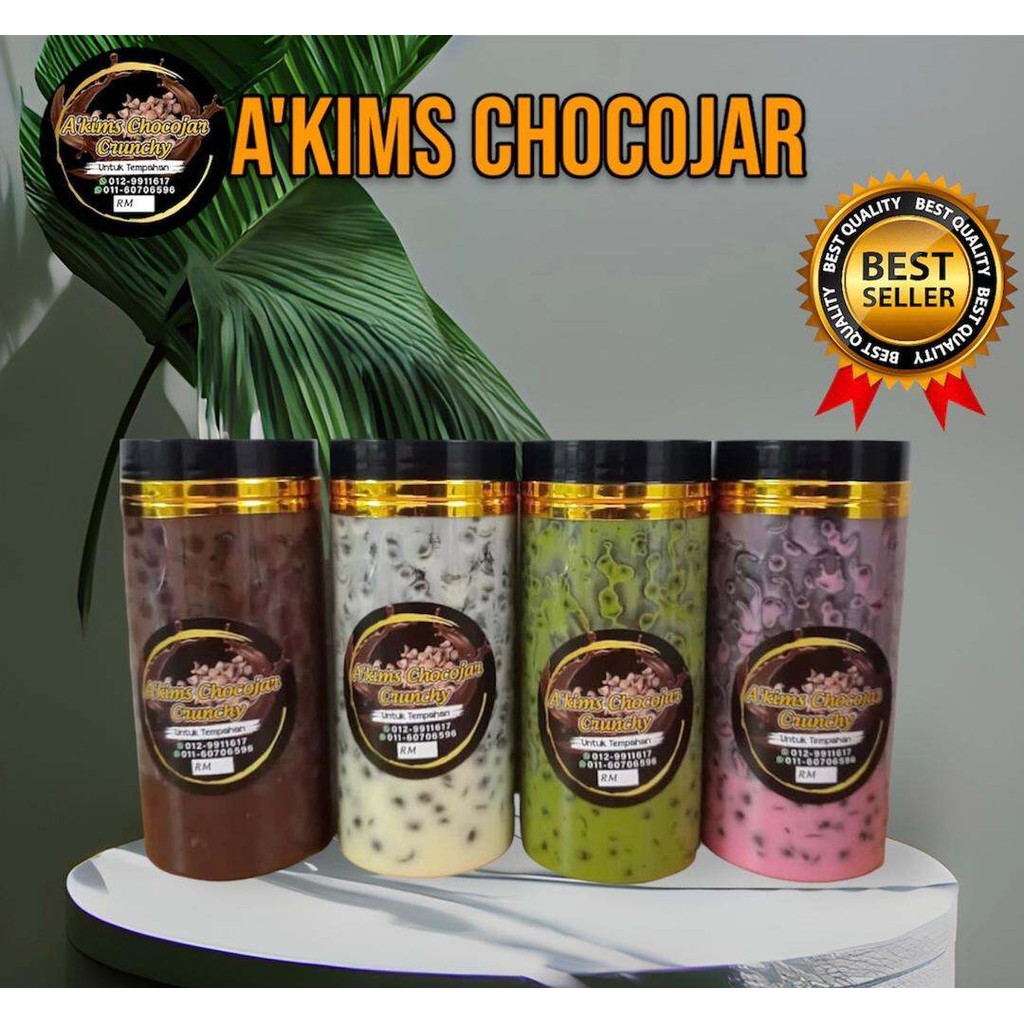 MYA’KIMS CHOCOJAR VIRAL. PREMIUM CHOCOLATE & CRUNCHY 400ML (200-230gram ...