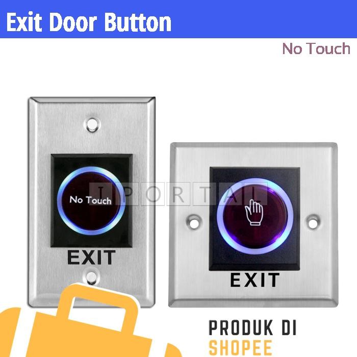 No Touch Infrared Sensor Switch Exit Button LED Door Access Control | Shopee Malaysia