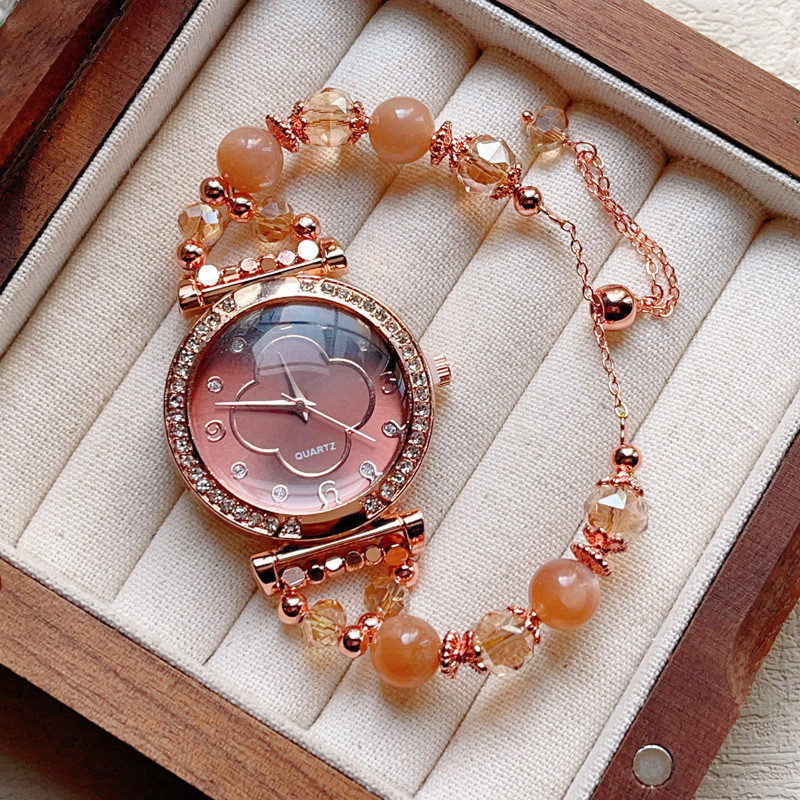 Hui 2025 Original Design Natural Crystal Jewelry Making Crystal Watch ...