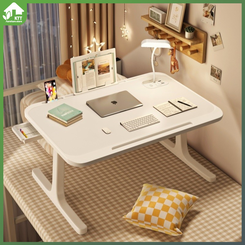 Folding Table Portable Desk Foldable Outdoor Foldable Bed Desk Computer ...