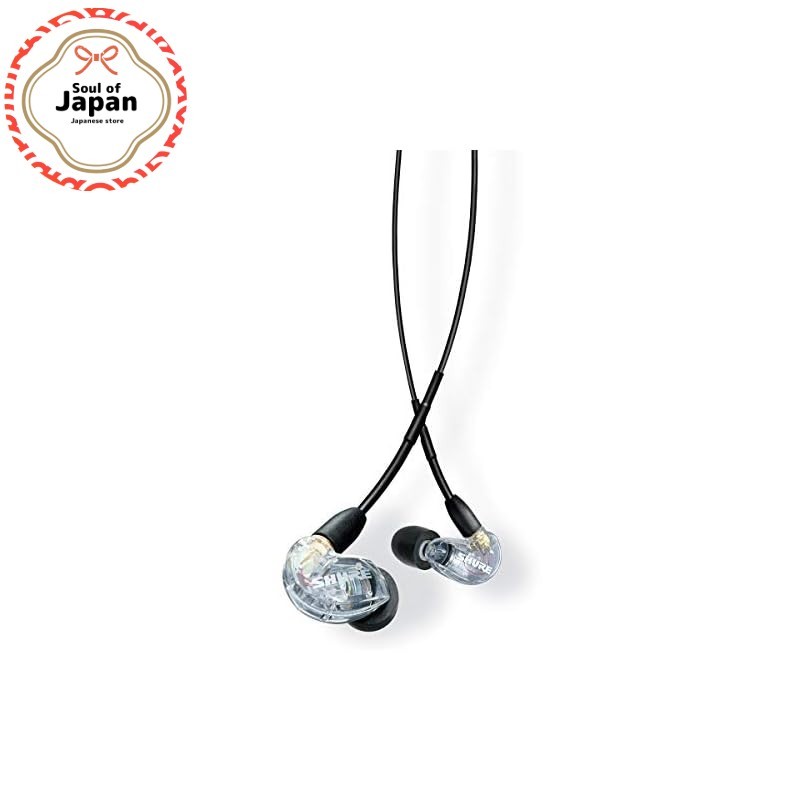 SHURE AONIC 215 wired earphones with microphone SE215DYCL+UNI-A Clear ...