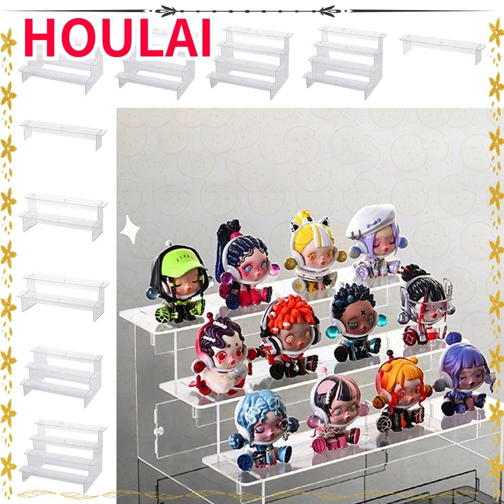 HOULAI Box Display Stand, Acrylic Transparent Popmart Dolls Storage ...