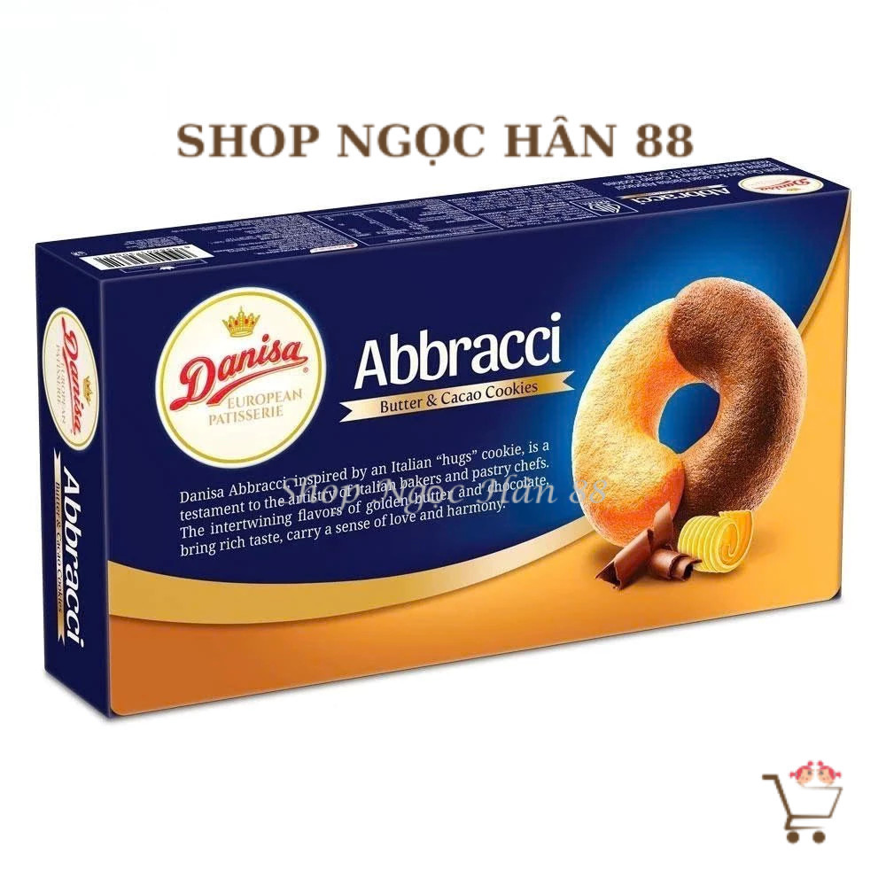 Danisa Abbracci/Chocofello Cookies Box 150g/168g Butter and Cocoa ...