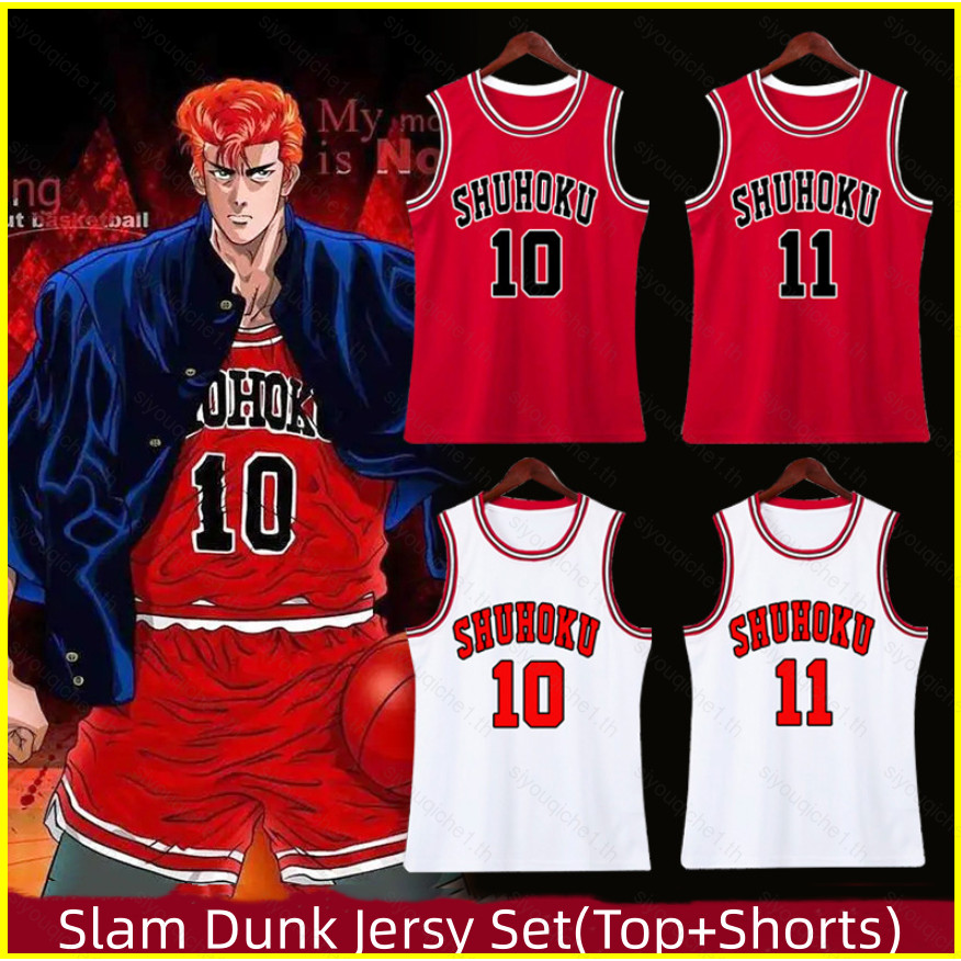 SY1 Slam Dunk Cosplay Jersy Shirts Shorts Anime Shuhoku Costume ...