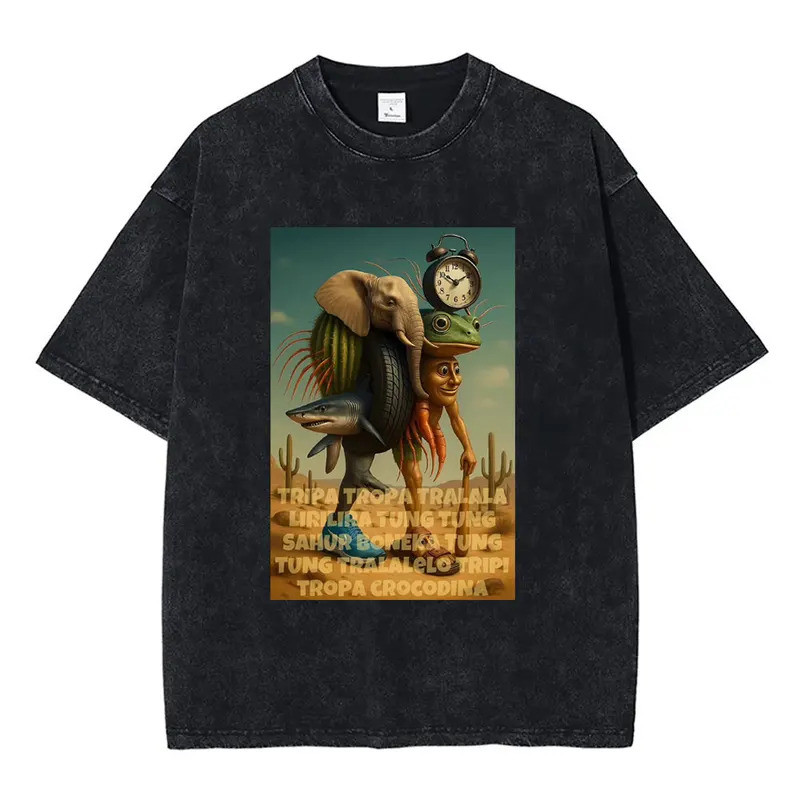 Washed Italian Brainrot Tung Tung Tung Sahur Tralalero Tralala Boneca ...